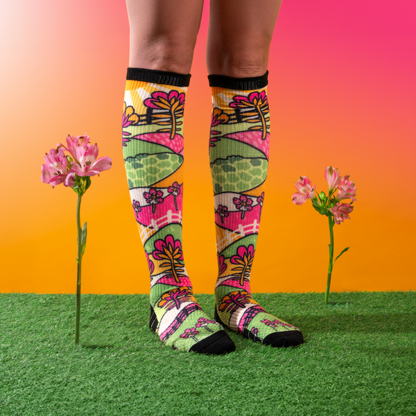 Black Bamboo Compression Socks Diabetes – Funky Sock Co